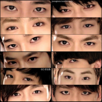 The Story of My Life: EXO's eyes