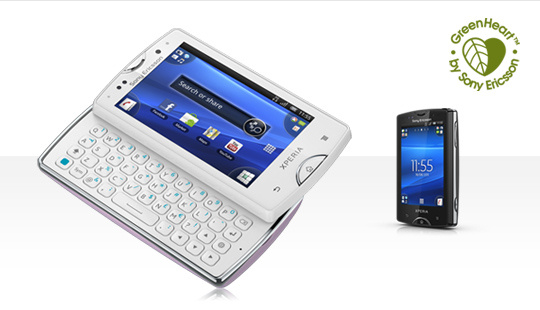 Sony Ericsson latest cell phone: Xperia mini pro Android powered smart ...