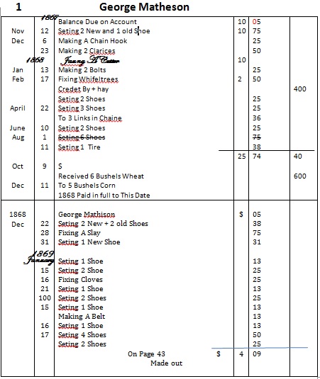 Tyrconnell Heritage Society: Transcription Tuesday- George Matheson