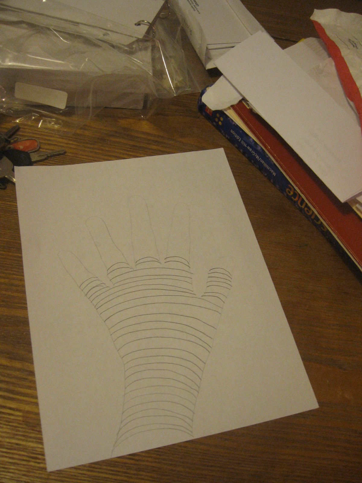 Caytw: Homeschool Mom: How To: illusion hand print