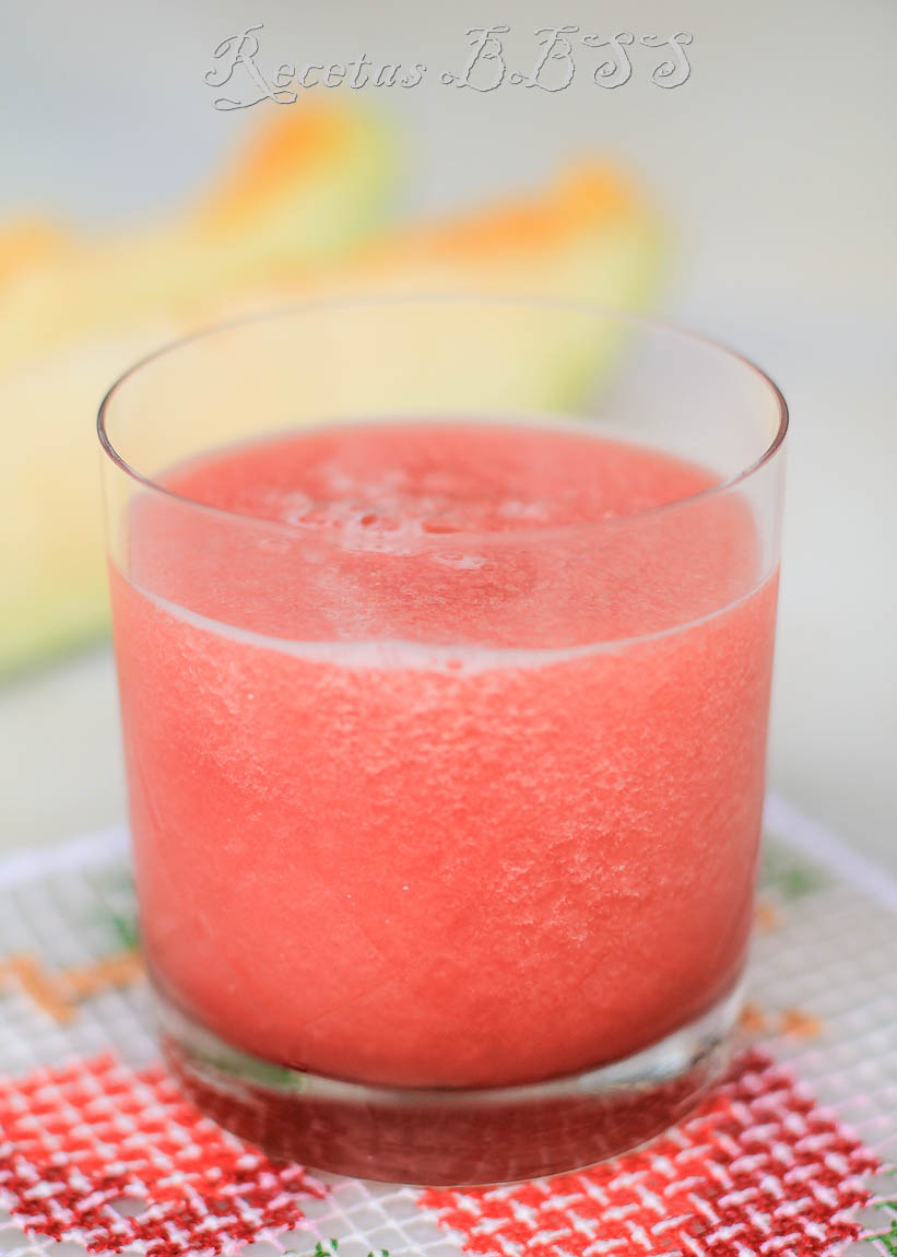 Recetas BBSS: Zumo de sandía, melón y pepino