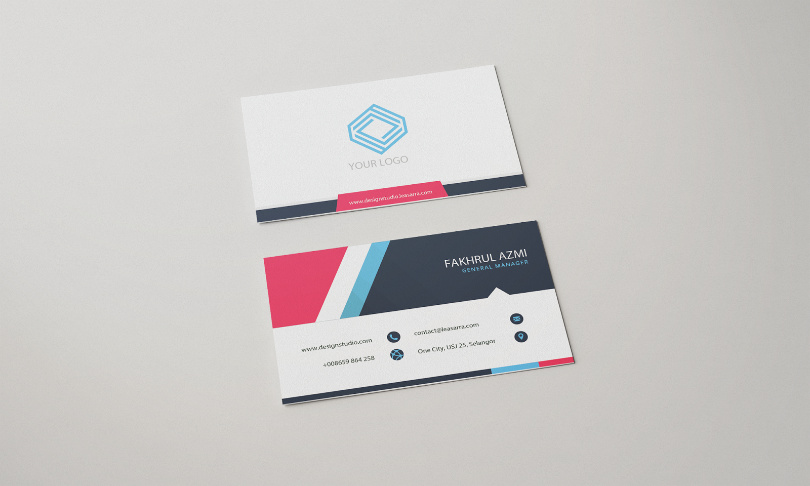 NEW BUSINESS CARD / NAMECARD DESIGN MALAYSIA 2016 - rihahalim