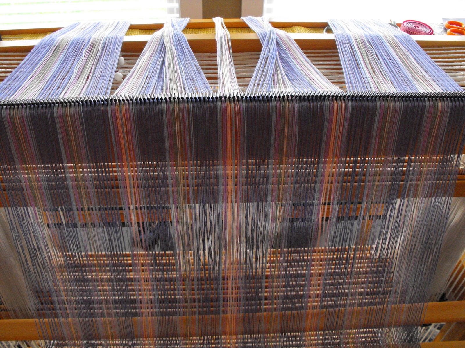 Dust Bunnies Under My Loom: Designing at the Loom with a Raddle