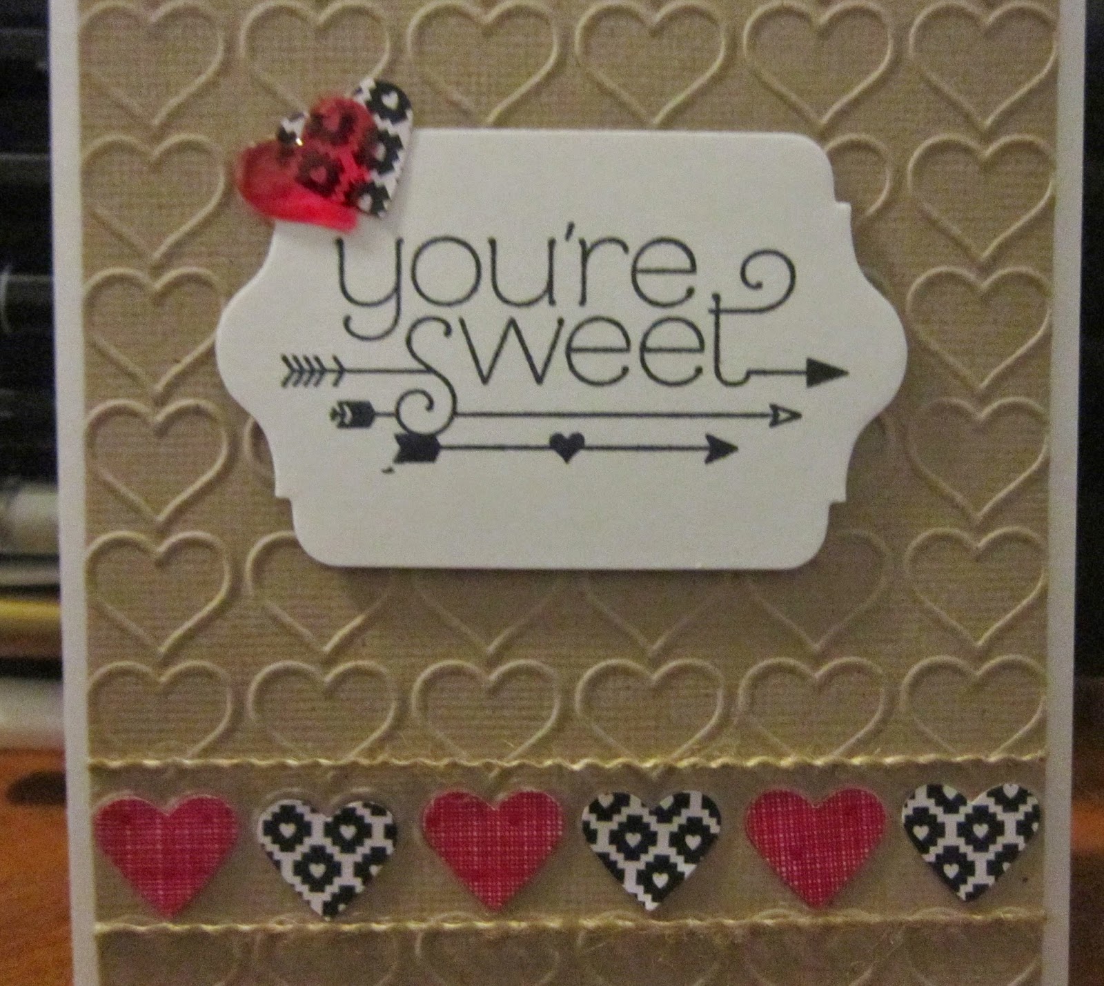 Krafting with Karen: You're Sweet Valentine Card