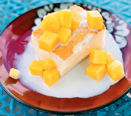 Butter Mochi Cake with Salted Coconut Cream recipe -Taste USA