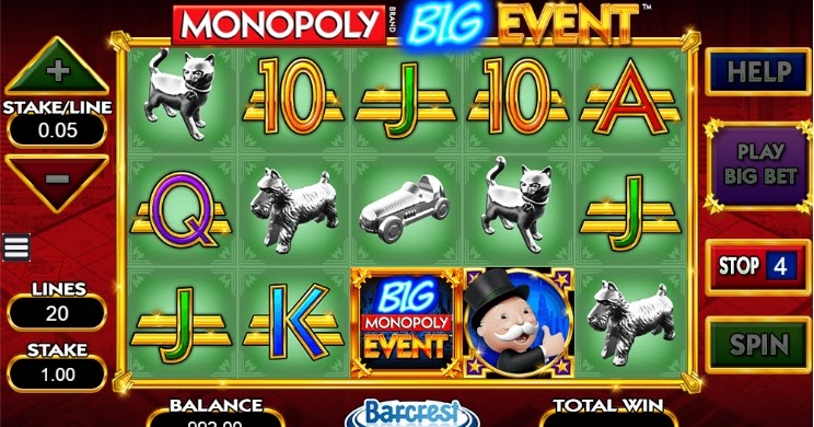 Monopoly Big Event Slot Machine