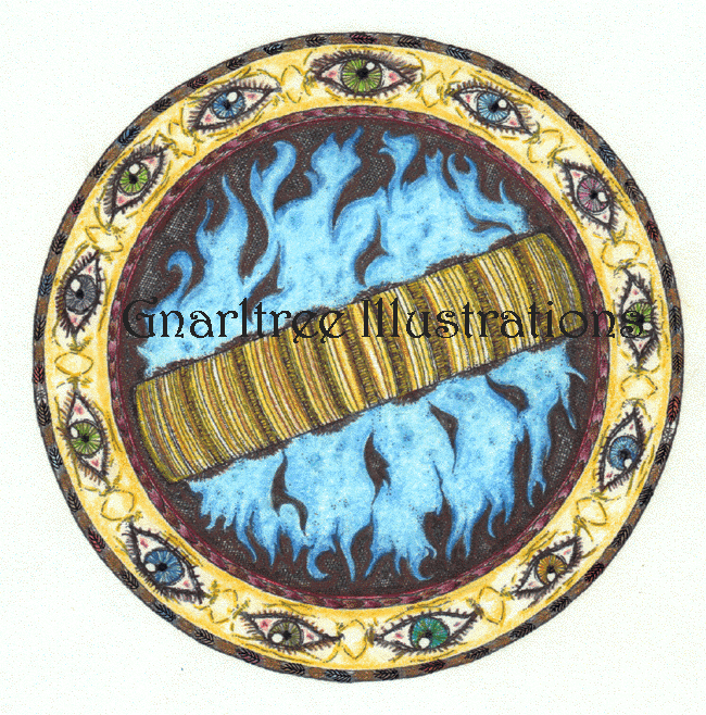 Gnarltree Illustration: The Ophanim are Throne angels