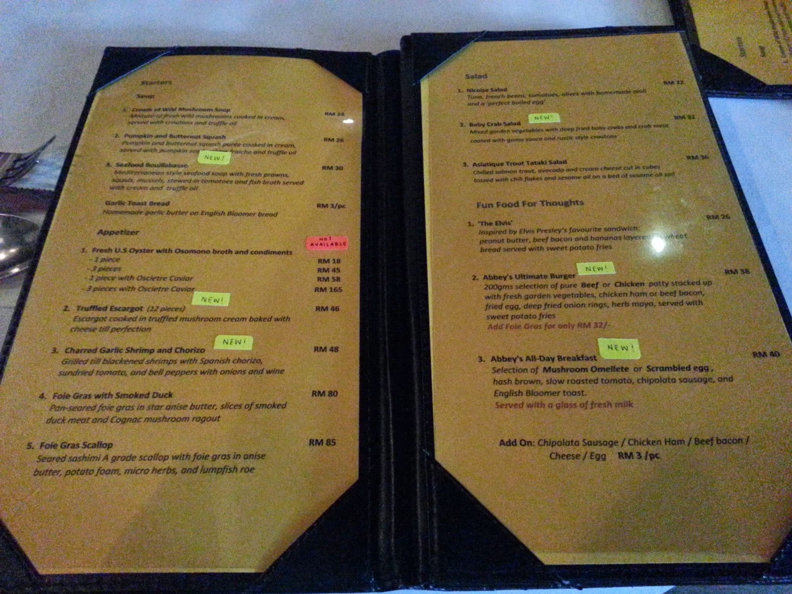 It's About Food!!: Abbey Road Bistro Restaurant