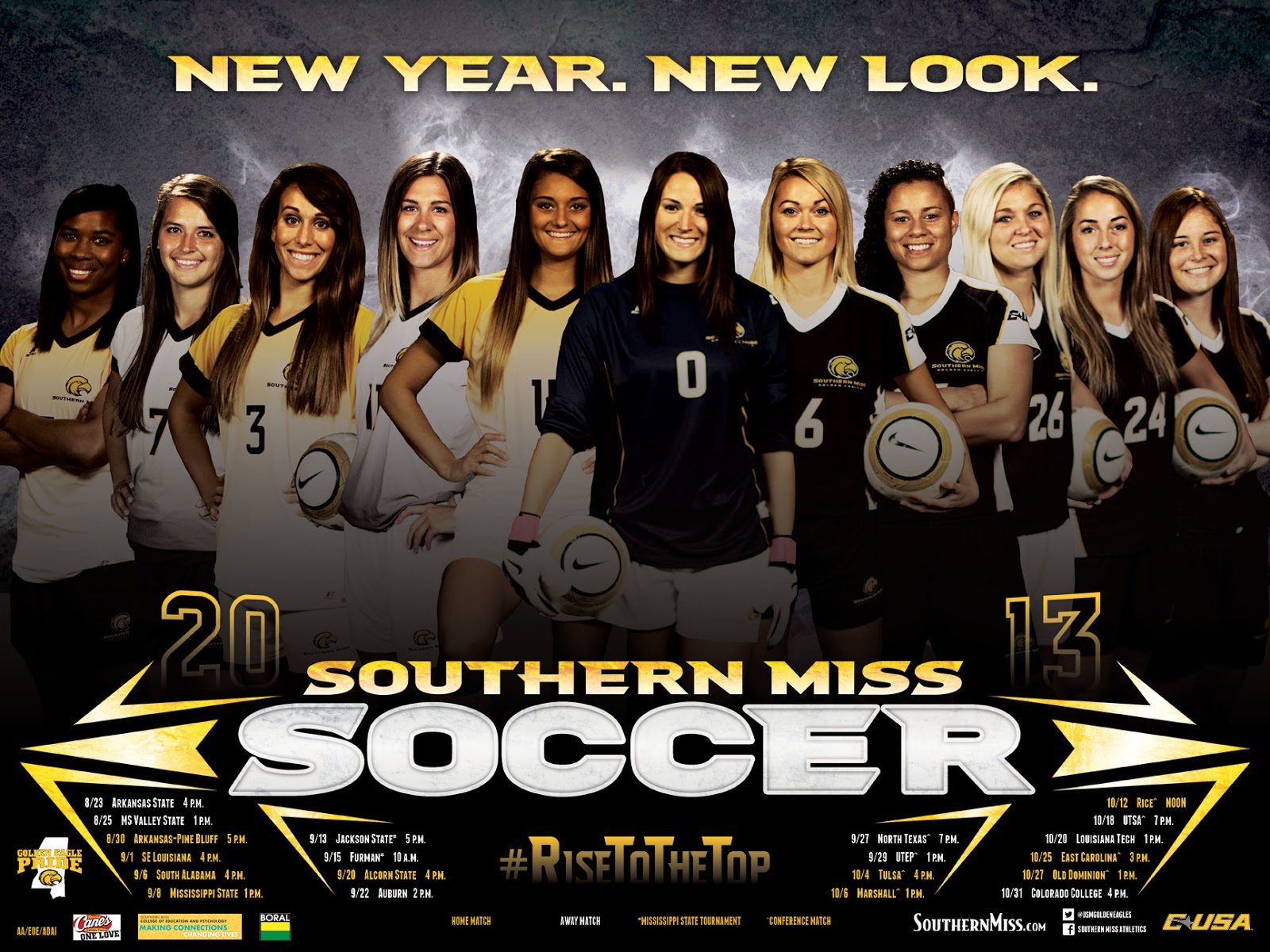 MJV Designs: Southern Miss 2013 Soccer Poster