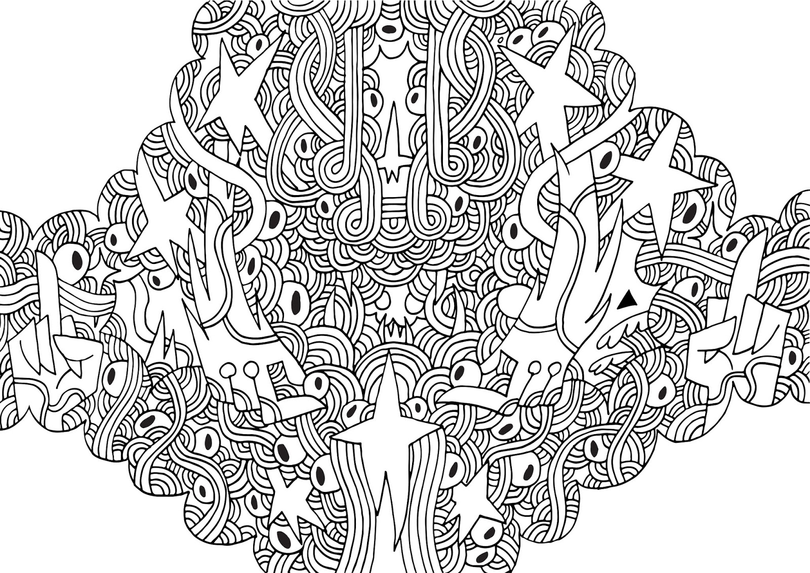 Lockdown Colouring Sheets by Pete Fowler (Download for Free)