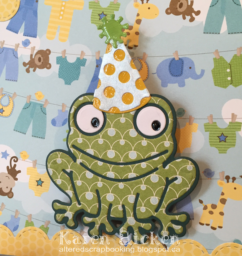 Altered Scrapbooking: Hoppy Birthday Card