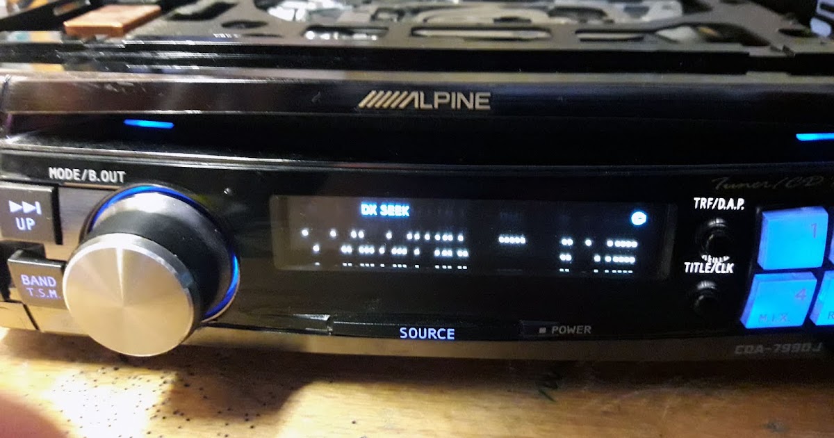 Штатные головы или "Конструкция выходного дня": CD-ресивер Alpine F#1 ...