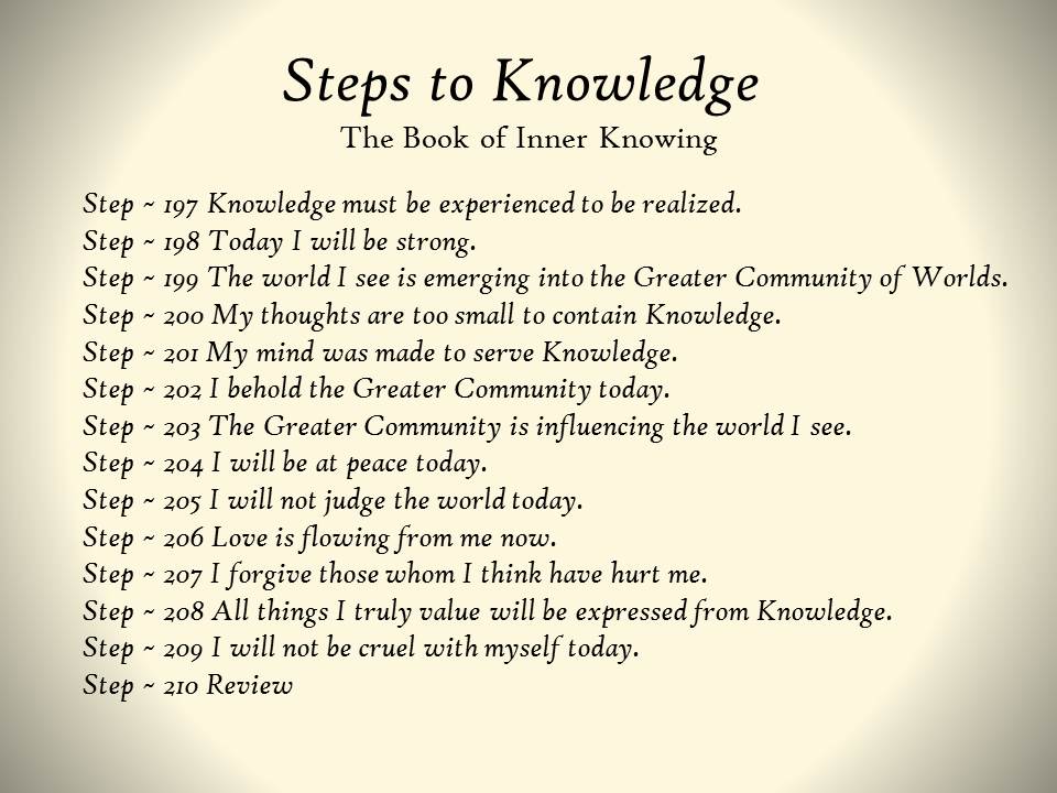 Steps to Knowledge: The Book of Inner Knowing ~ Spiritual Practices ...