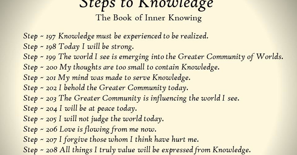 Steps to Knowledge: The Book of Inner Knowing ~ Spiritual Practices ...