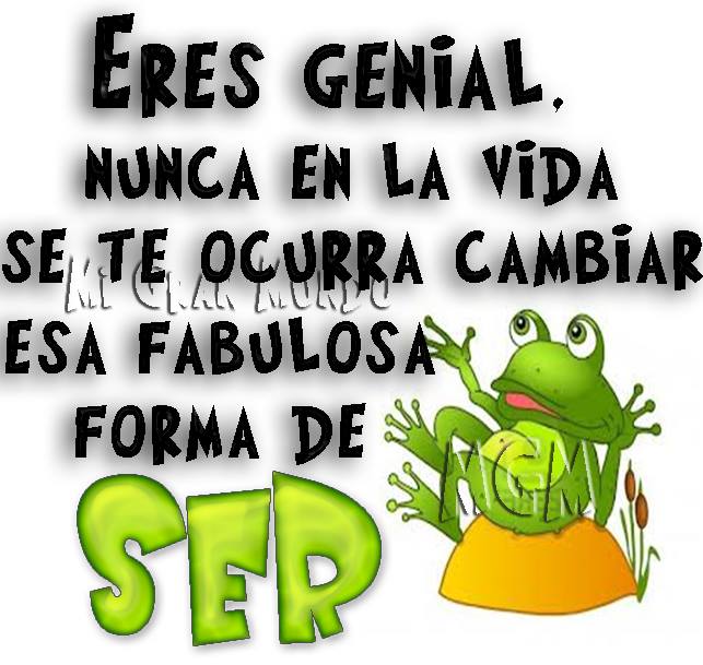 Eres genial ~ Mejores Mensajes