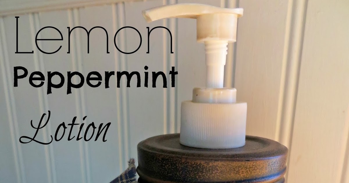 The Prudent Life: Lemon Peppermint Lotion