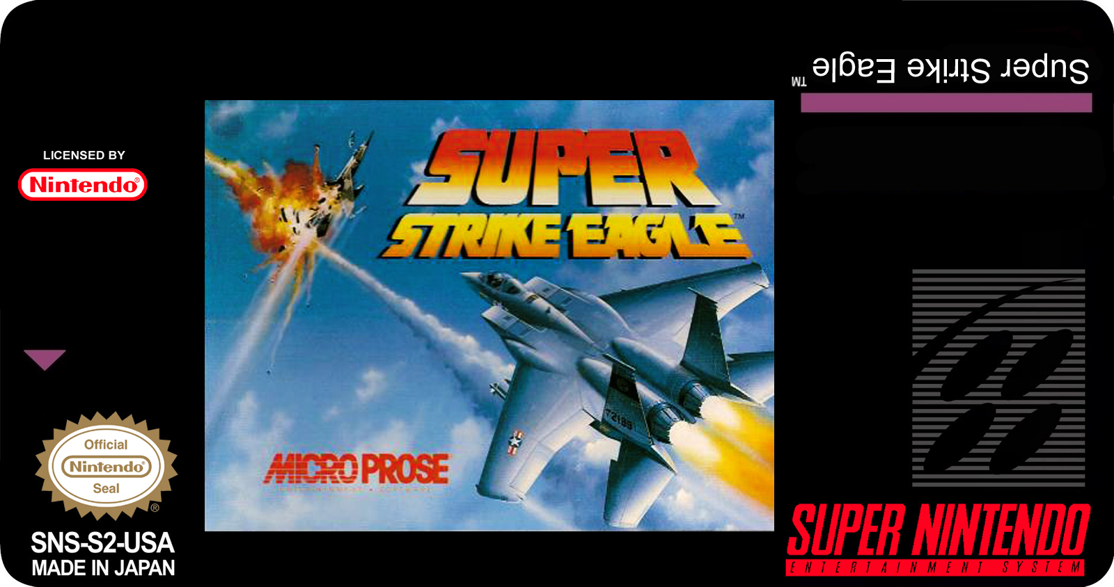 Gamer Labels: Super Strike Eagle