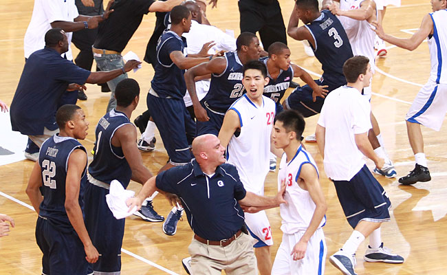 G L I D E H O Y A S: Hoyas' brawl with the Bayi Rockets in China turns ...