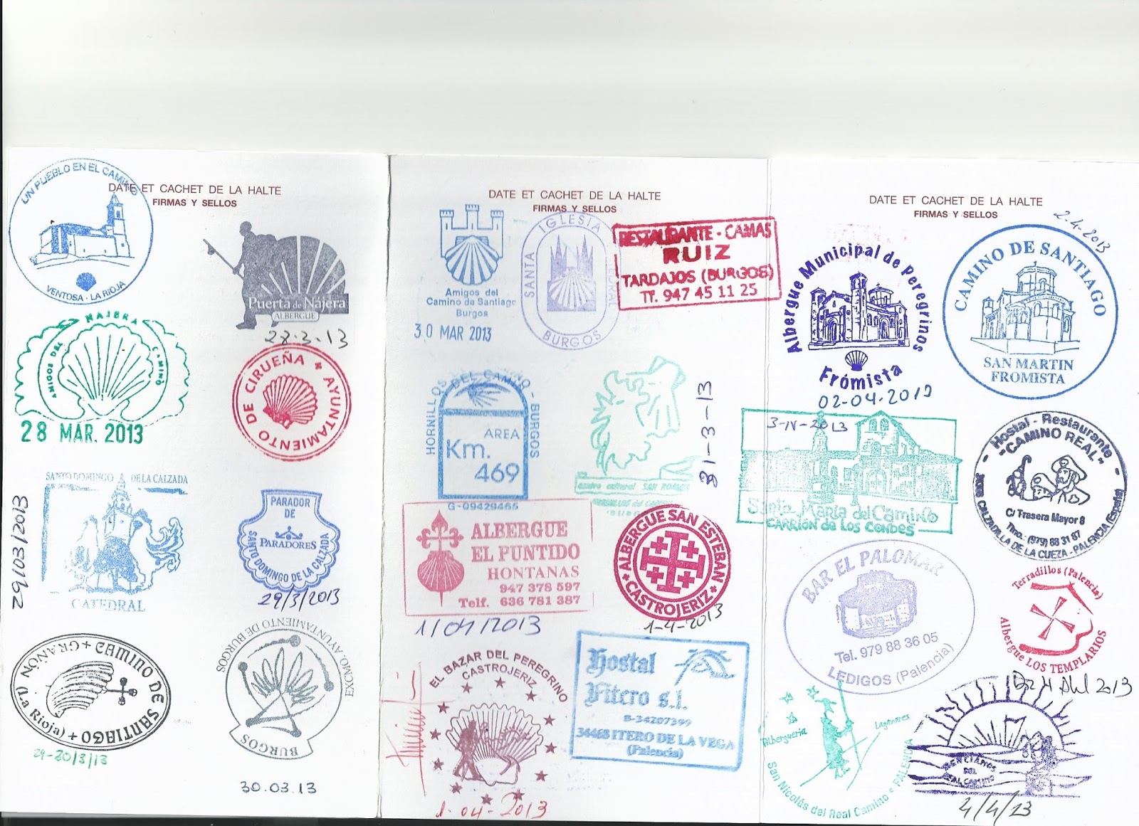 Sellos on the way to Santiago de Compostela