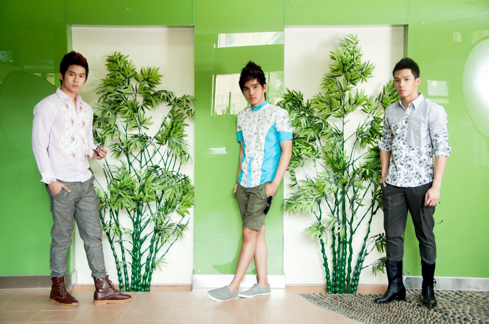 M y a n m a r H u n k s: Wai Yan Myint and Aung Min Khant for Tharaphu magazine