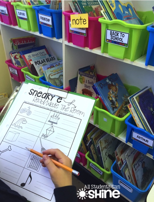 Sneaky E Around The Room - All Students Can Shine