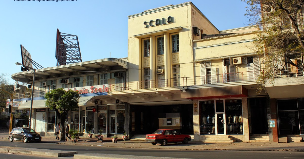 Cinema Scala - Edifício modernista na Baixa de Maputo, Moçambique
