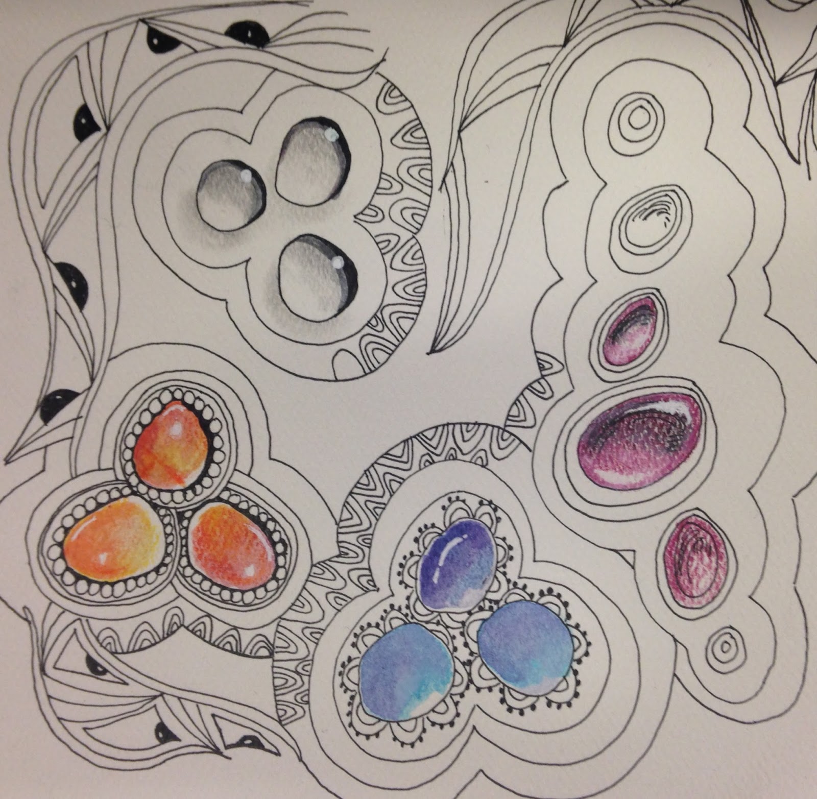 Art Room Blog: New Advanced Zentangle Class....