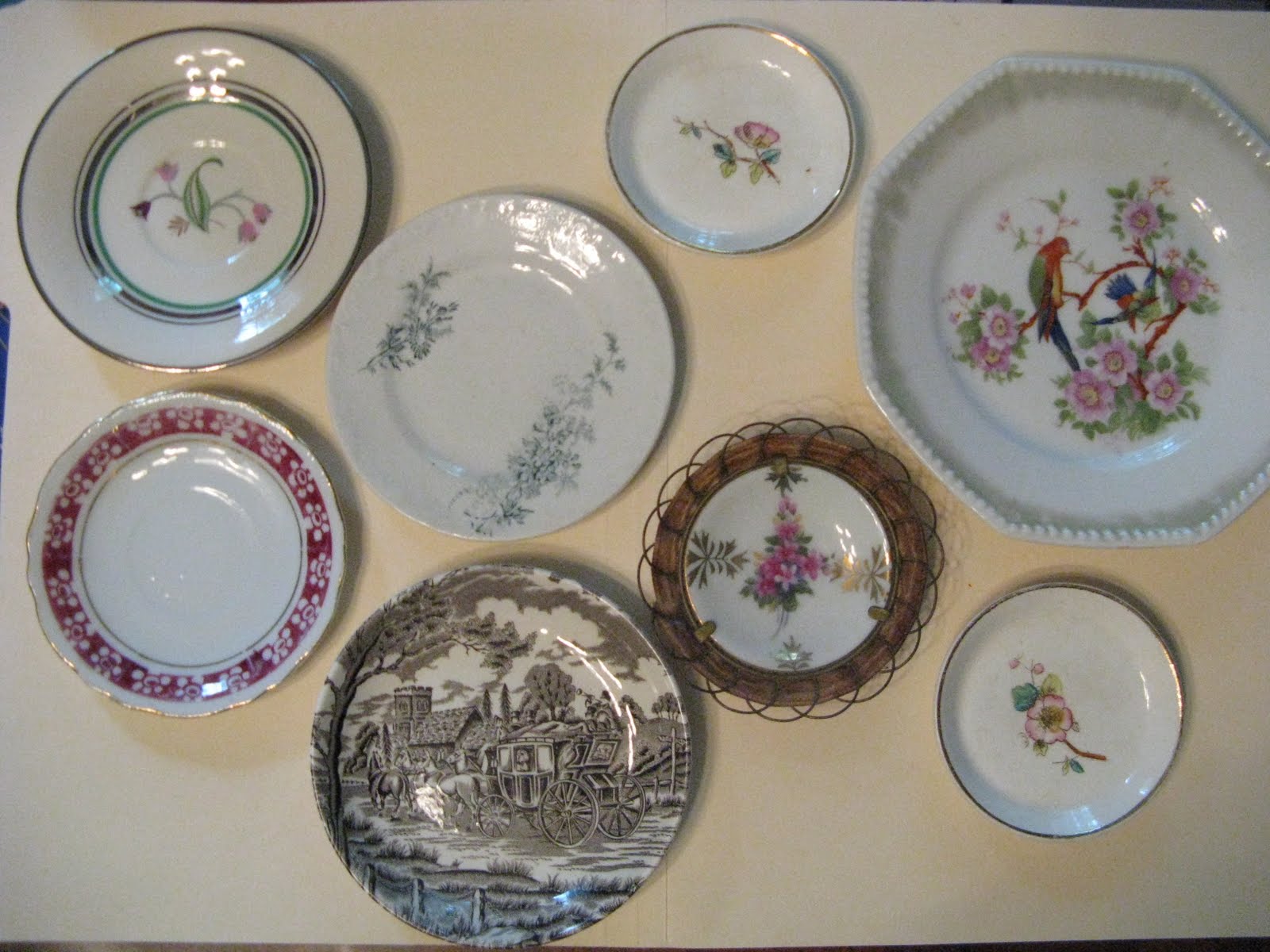 Hailey's Treasures: Photo/plate wall