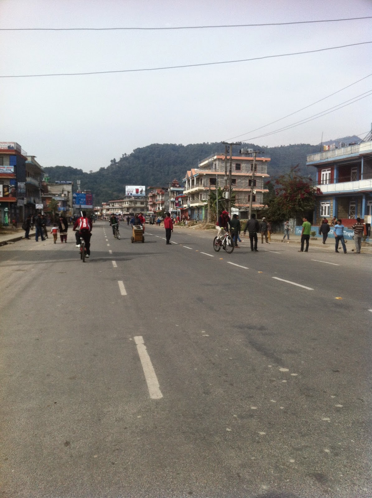 Nepal: Life, Love and Lemmons: Bandh in Pokhara