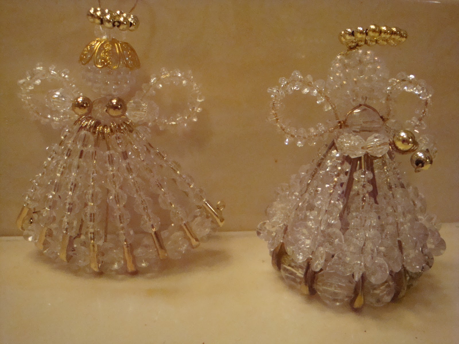 Enjoying Life's Journey: Cute Beaded Angels