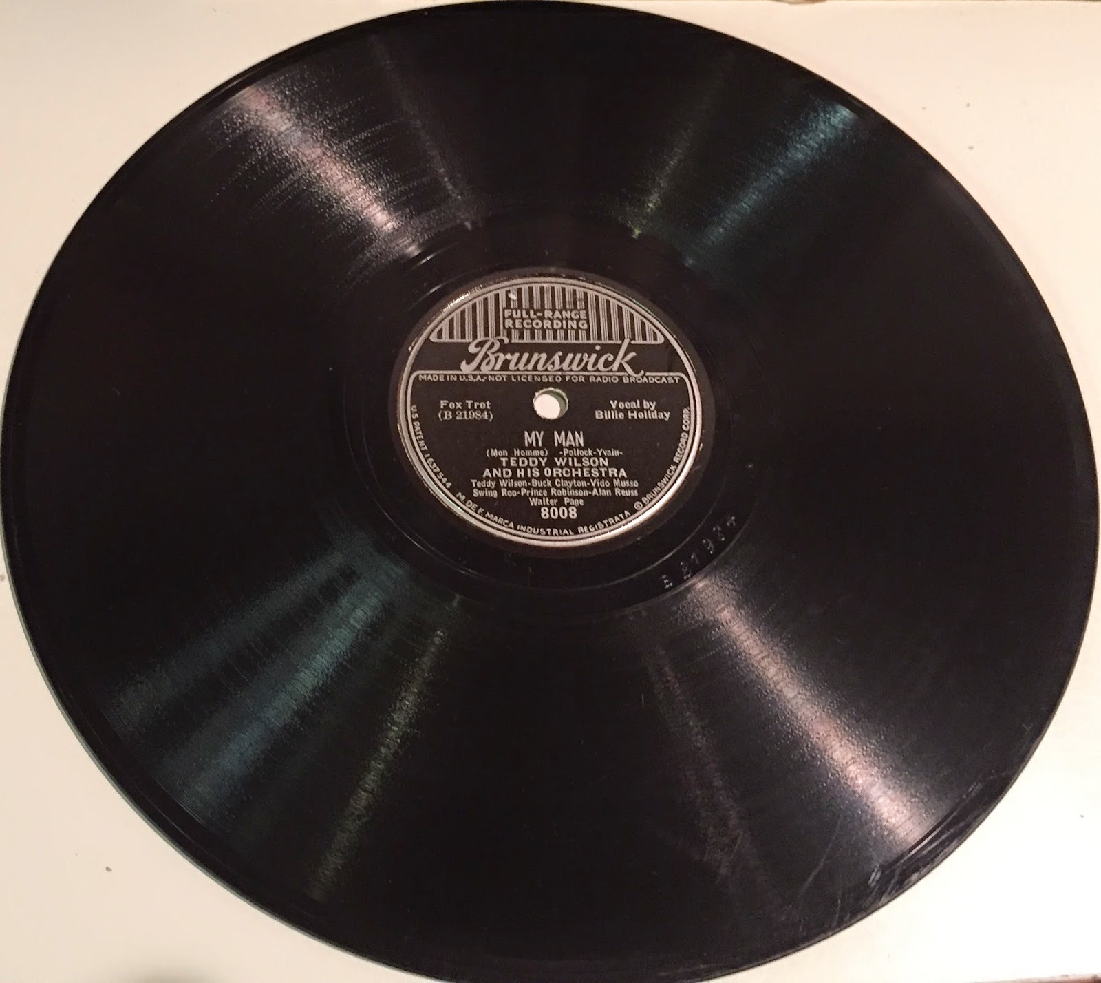 Billie Holiday: My 78 Record Collection