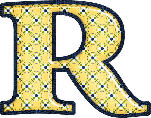 Abecedario Amarillo con Diseño. - Oh my Alfabetos!