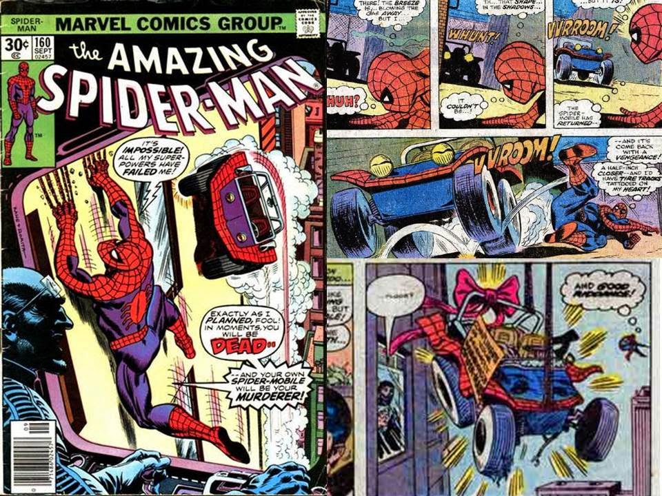 Dave's Comic Heroes Blog: Swing With the Spidermobile?