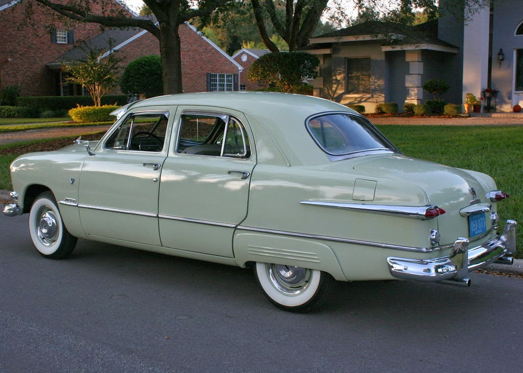 All American Classic Cars: 1951 Ford Custom DeLuxe Fordor 4-Door Sedan