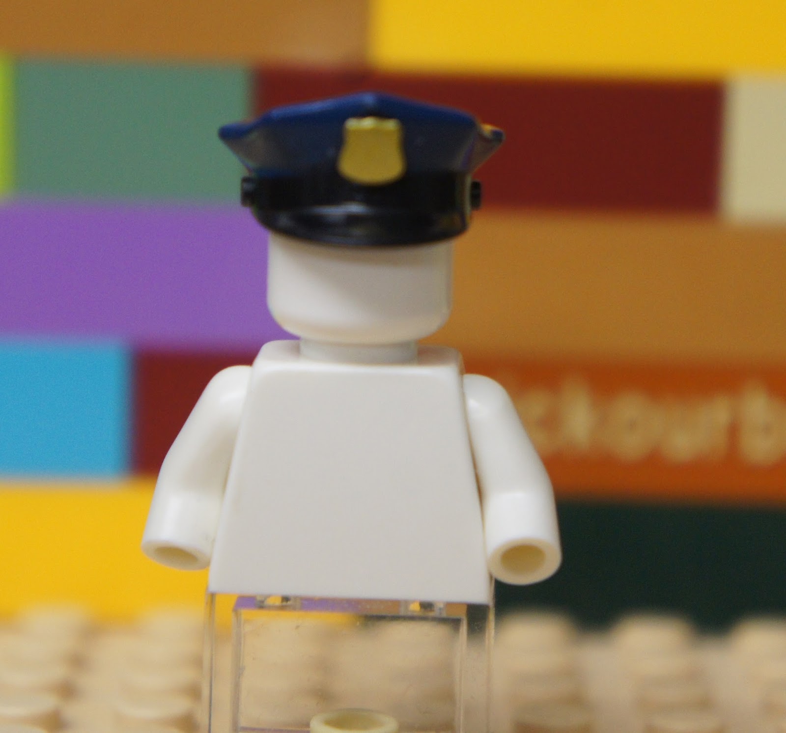 LEGO 15924 Dark Blue POLICE HAT Head Clothing for Policeman Officer ...