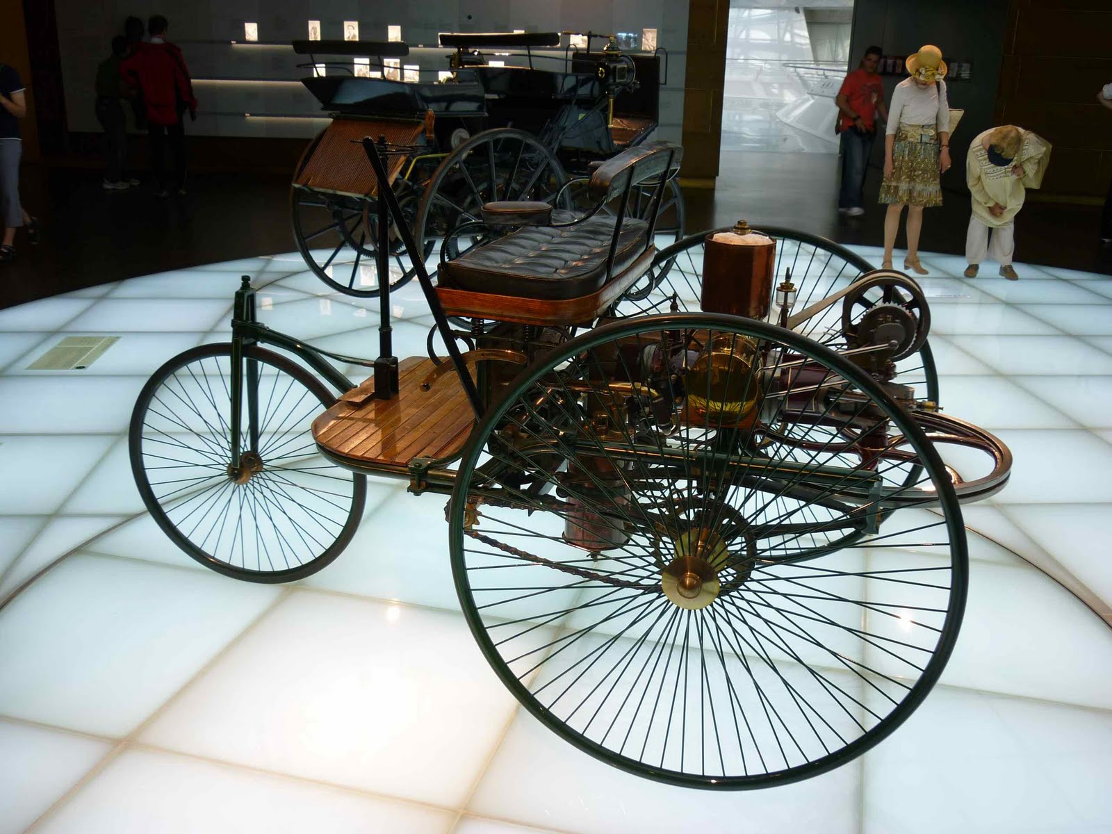 Green Laker: Mercedes-Benz Museum, Stuttgart Germany