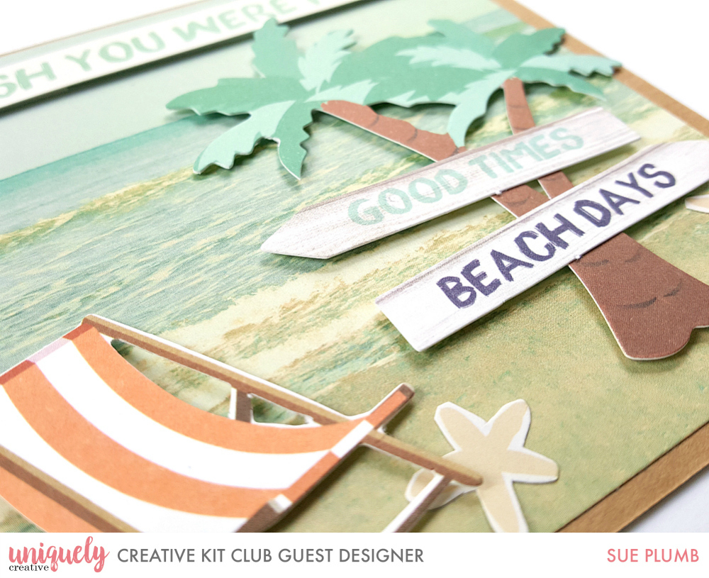 Sue Plumb Designs: 'Summer Splash' layouts & cards | Uniquely Creative ...