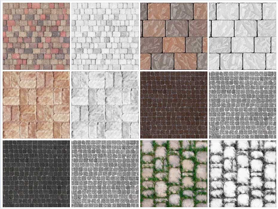 SKETCHUP TEXTURE: TEXTURE OUTDOOR, PAVING STONE, COBBLESTONE, PORFIDO ...