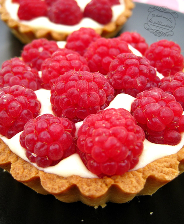 Tartelettes aux framboises : Il était une fois la pâtisserie