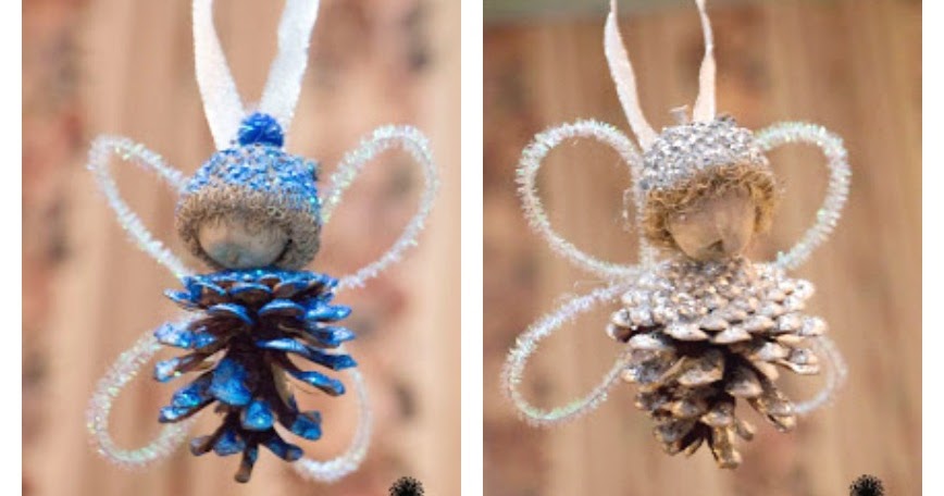 How to Make Beautiful Winter Fairies from Pine Cones - Life with Moore ...