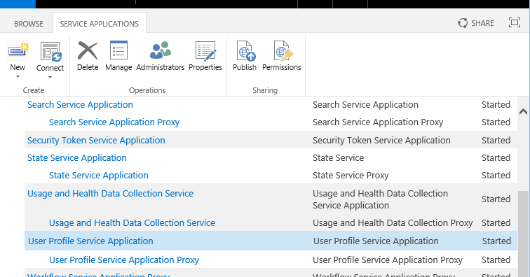 Create User Profile Service Application Using Powershell