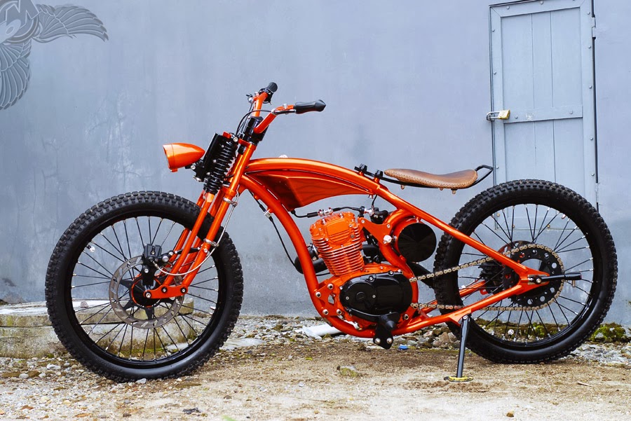 Gambar Modifikasi Honda CB Chopper Style Keren Inspirasi Terbaru