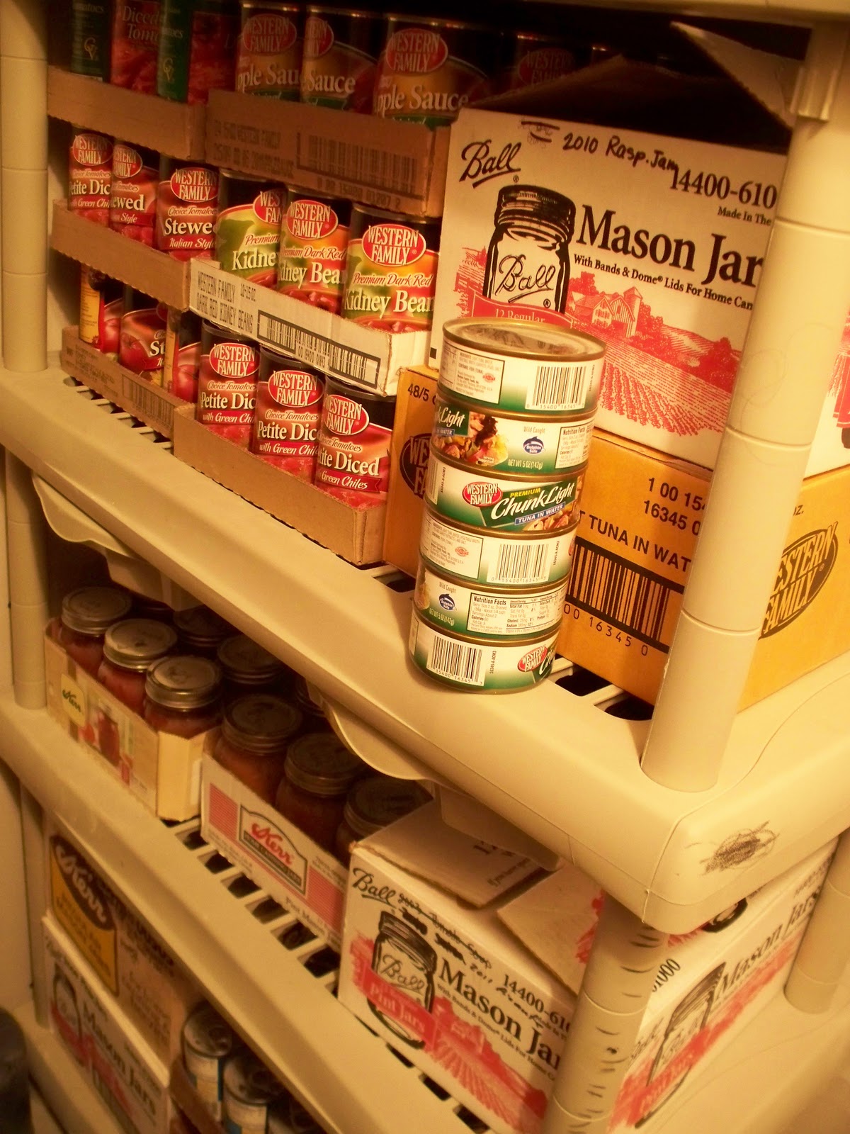 Food Storage Closet - Adventures of a DIY Mom