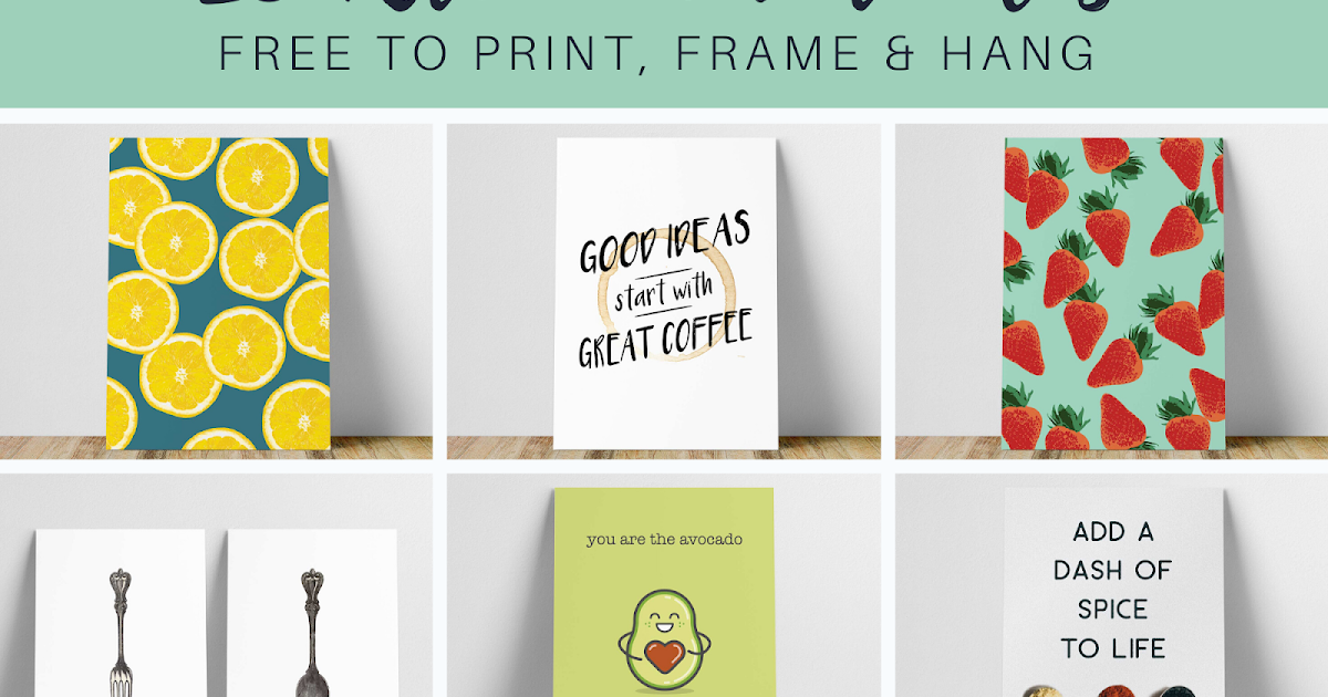 28 Free Kitchen Printables - Sweet Softies