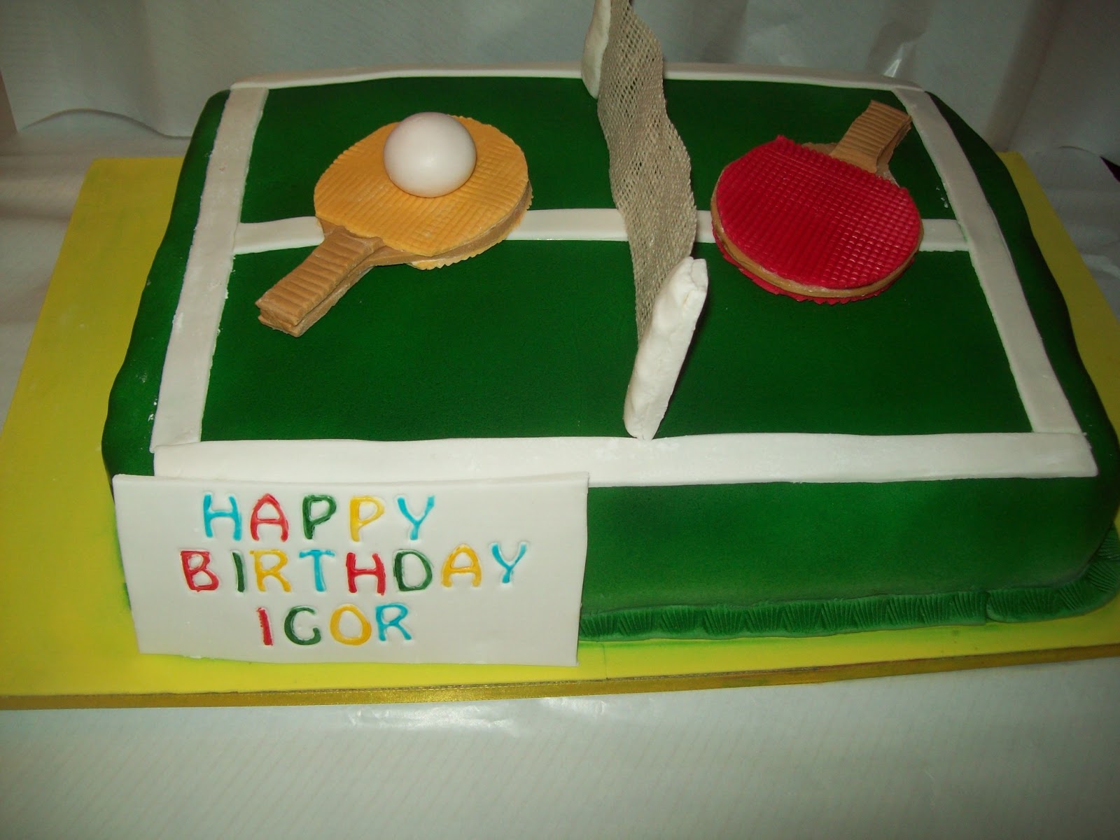 Michela Cake Designer: PING PONG CAKE