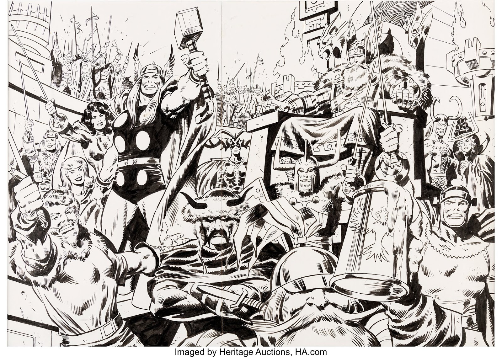 Pop Culture Safari!: Comic Art: Thor by John Buscema, Marvel Treasury ...