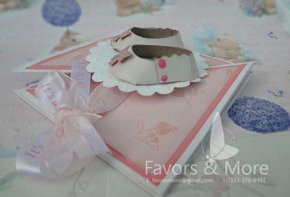 Saba's Craft Land: Baby Booties Card