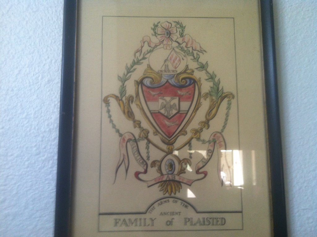 Plaisted Family History: Plaisted Coat of Arms