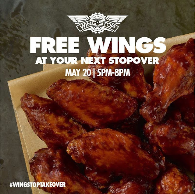 The Food Alphabet and More: FREE Wings at Wingstop Bonifacio Stopover ...