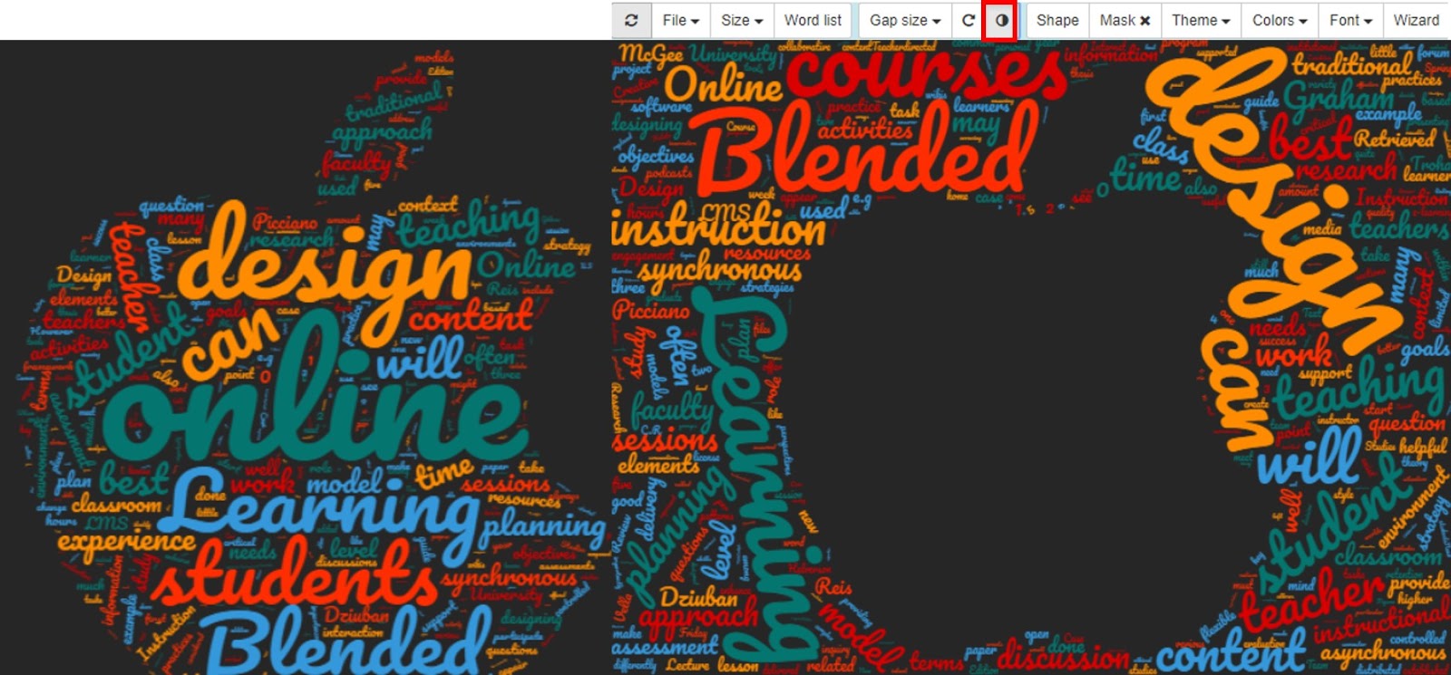 Blended Learning @ (Tech+Education) : How to create Wordcloud?